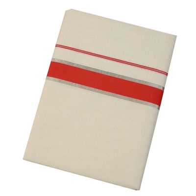 Fancy Border Double Dhoti For Men