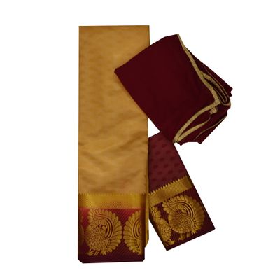 Traditional Half Saree Material for Wedding