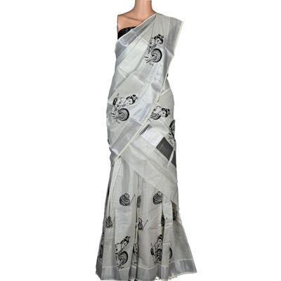 Semi Stitched Mural Print Davani Material