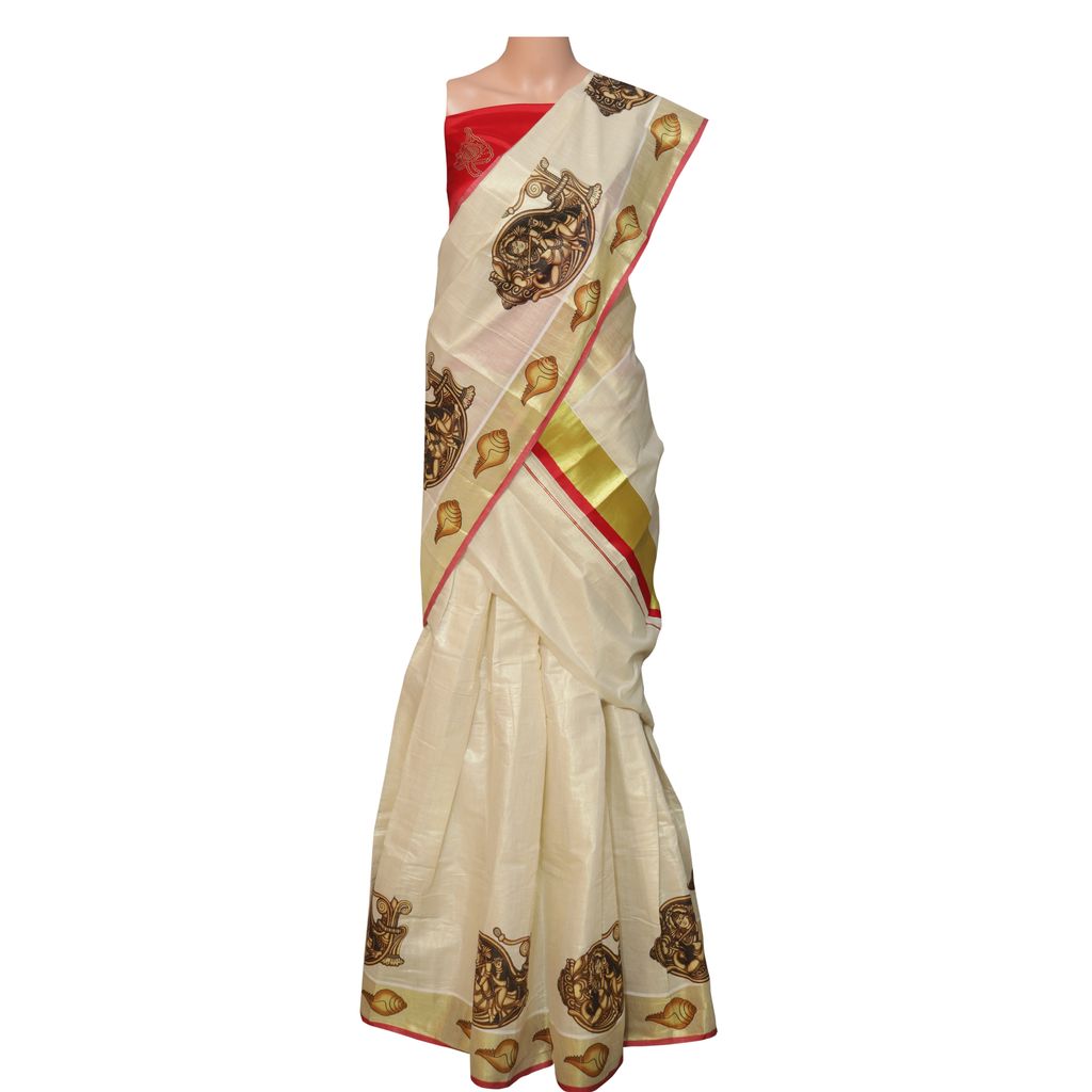 Semi Stitched Mural Print Davani Material