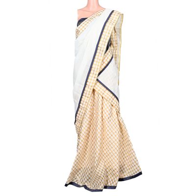 Traditional Check Half Saree