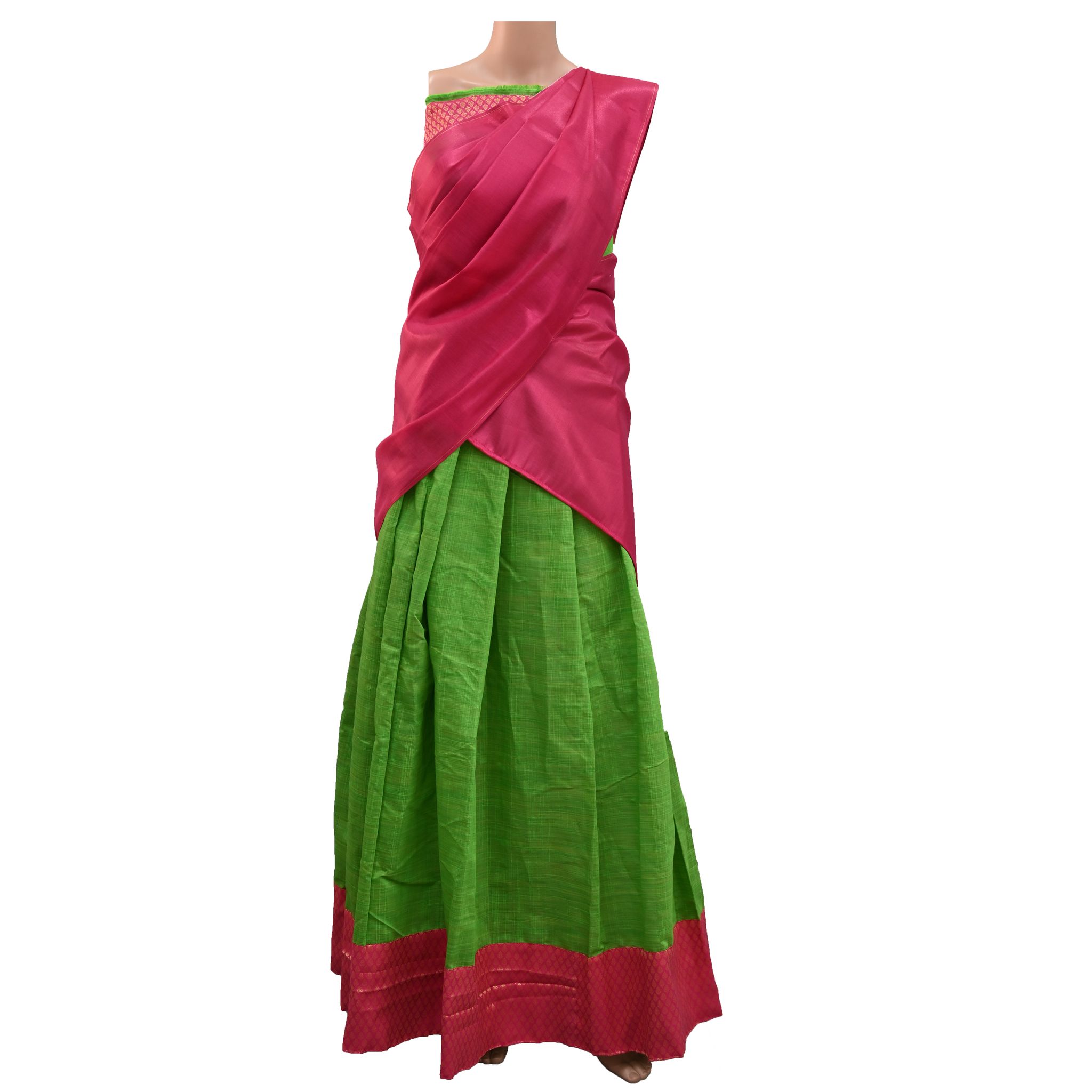 Traditional Half Saree Material