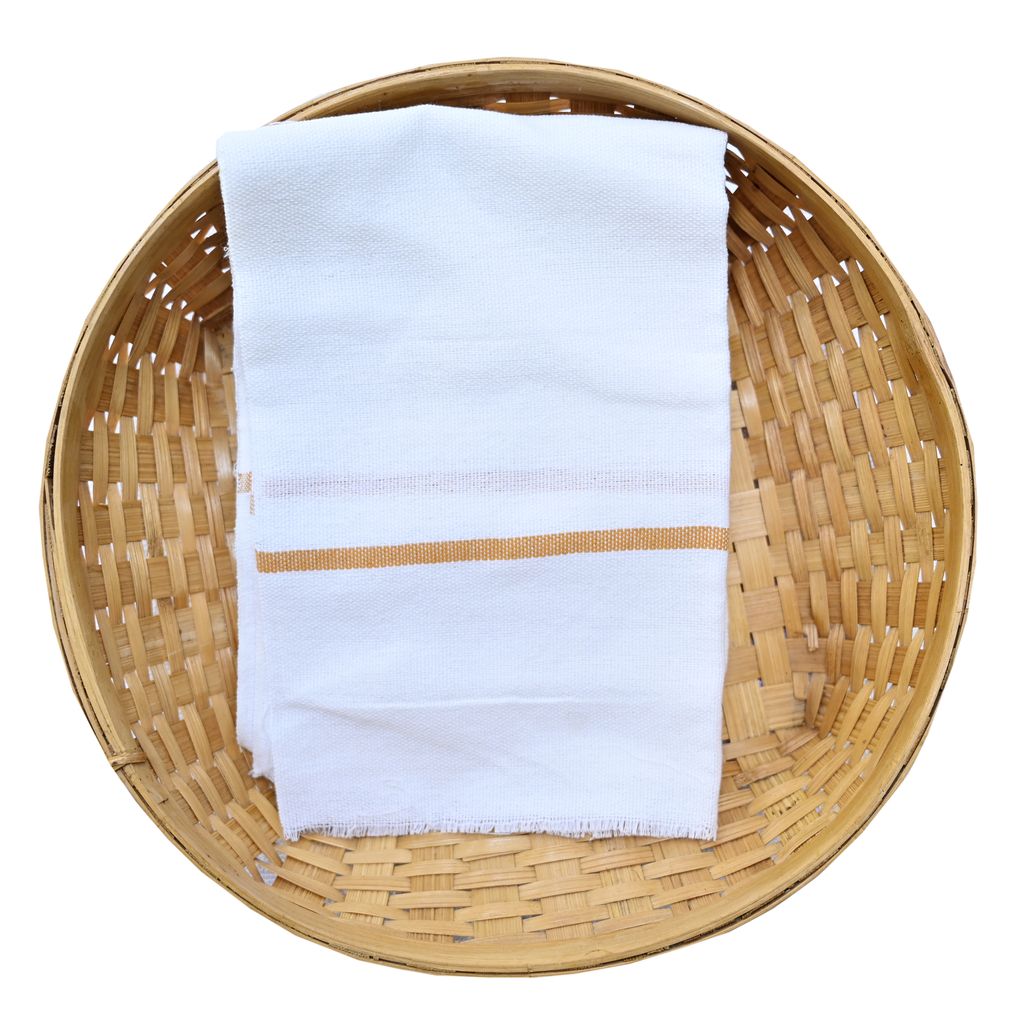 Handloom Cotton Kerala Bath Towel