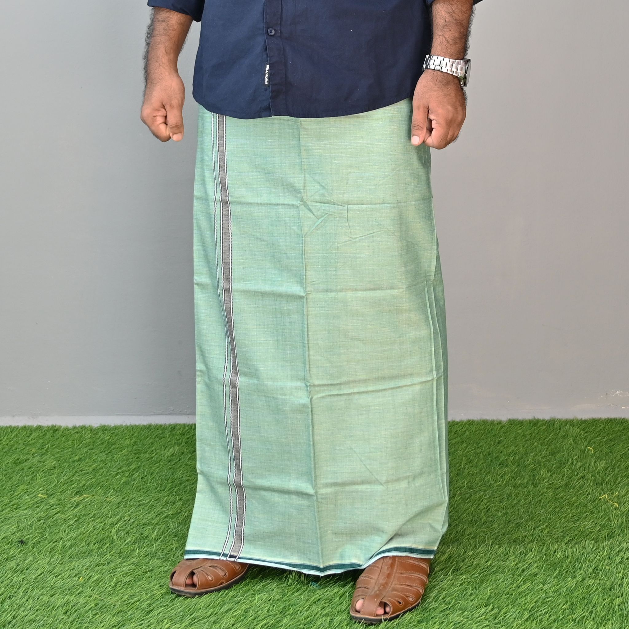 Indian Men Lungi GOWRI TEX Checkered Multicolor Lungi Price In India